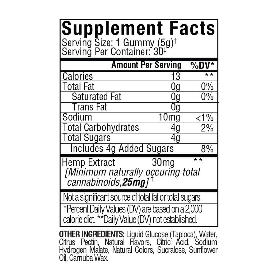 Broad Spectrum Rise CBG Gummies – Sunmed CBD